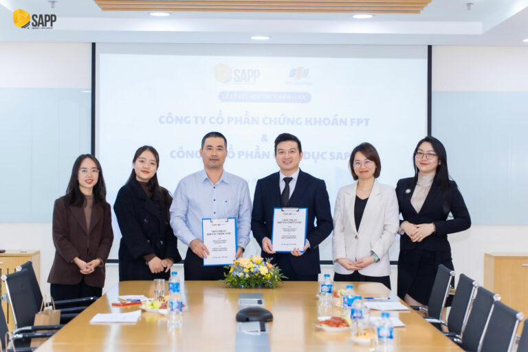 Lễ ký kết hợp tác chiến lược giữa Công ty Cổ phần Giáo dục SAPP và Công ...
