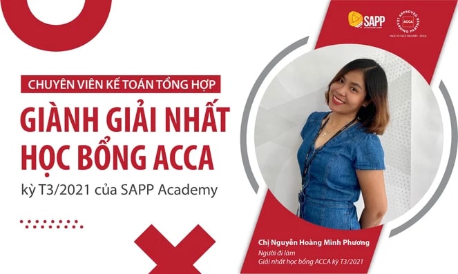 Lần đầu xin học bổng, chuyên viên Kế toán tổng hợp đạt giải nhất học bổng ACCA kỳ T3/2021 của ...